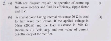 2 A With Neat Diagram Explain The Operation StudyX