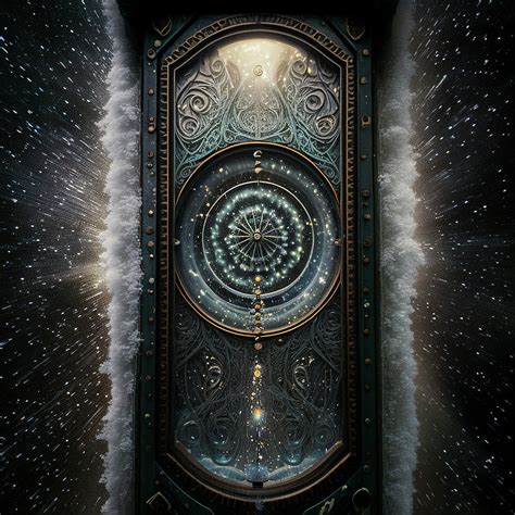 Frozen Clock Digital Art By Chaos Monastery Fine Art America