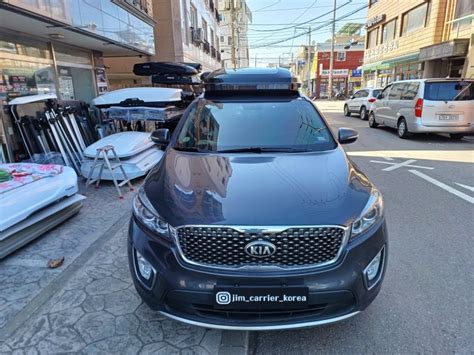 올뉴쏘렌토 툴레 중고루프박스 대품 코토 일체형 밀착형 장착 네이버 블로그