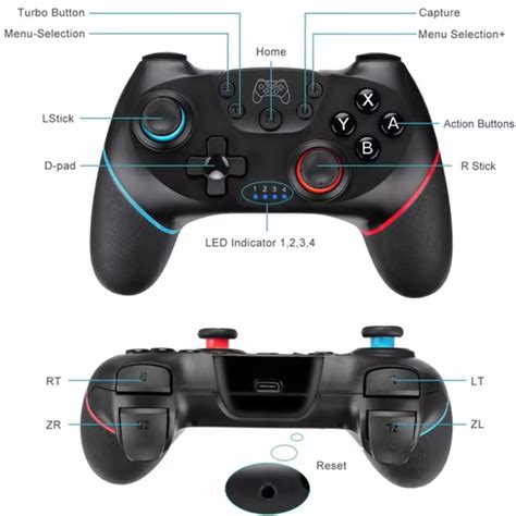 Wireless Controller N Sl Compatible With The Nintendo Switch