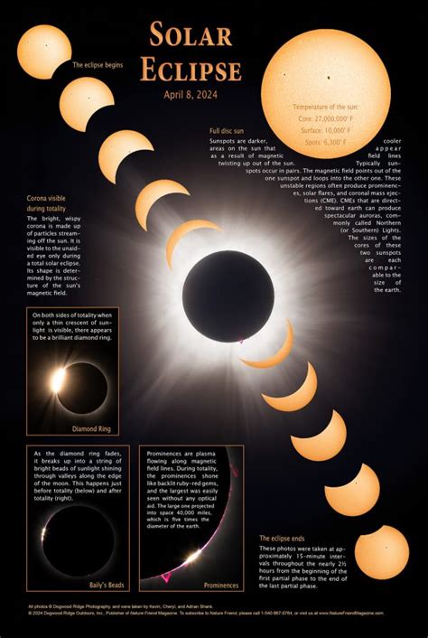 2024 Solar Eclipse Poster Nature Friend Magazine