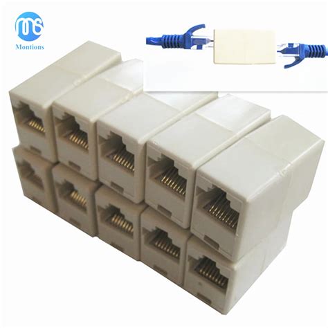 3 5 10pcs 8p8c 소켓 커넥터 Rj45 Cat5 커플러 플러그 커넥터 네트워크 Lan 케이블 익스텐더 어댑터 인터넷 도구 Aliexpress