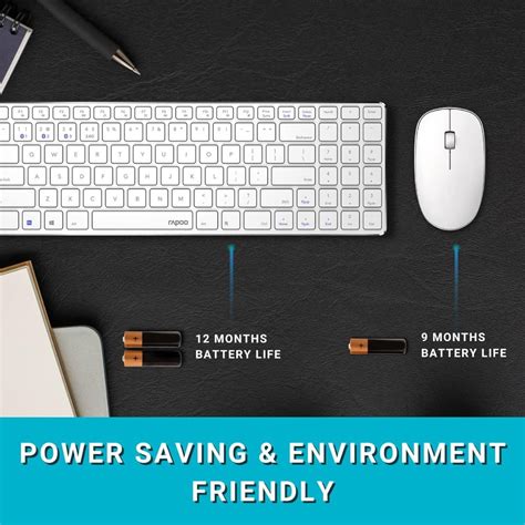 Rapoo 9300m Wireless Keyboard And Mouse Online Price