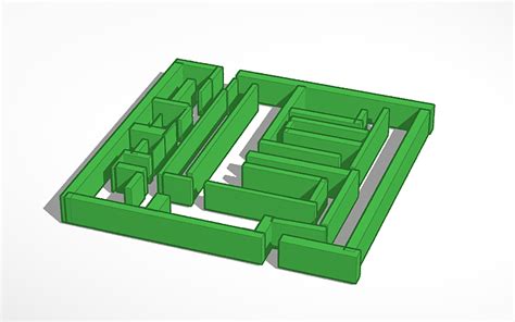 3d design maze tinkercad