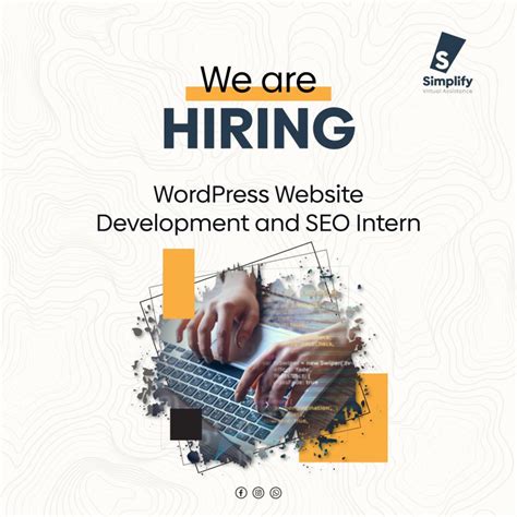 Internship Wordpressdevelopment Seo Webdevelopment Opportunity Simplify