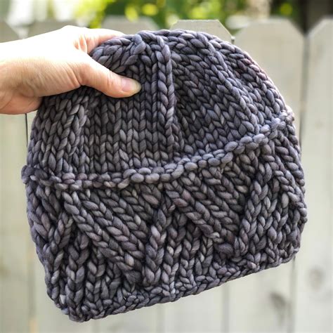 Knit Pattern For Divergence Beanie Knitting Pattern Pdf Etsy
