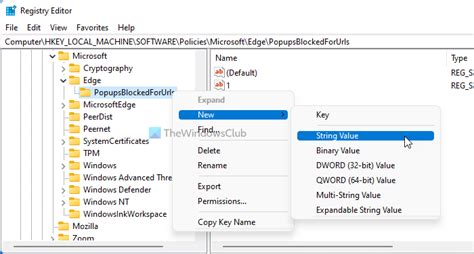 how to allow or block pop up windows on specific sites in edge