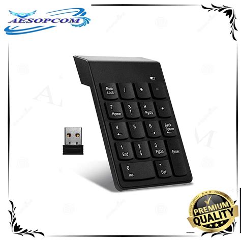 Wireless 2 4ghz 18 Keys Number Pad Numeric Keypad Keyboard For Laptop Pc Shopee Philippines