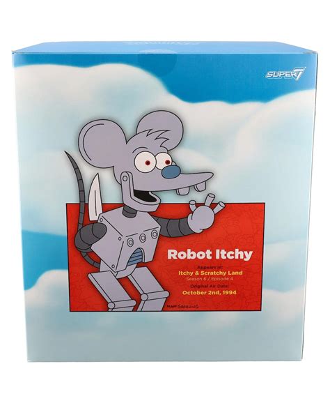 Super7 Super 7 The Simpsons Robot Itchy Ultimates Figure In No Color Modesens