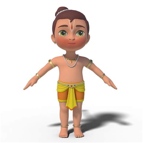 Khyati Lad On Linkedin 3dmodel Texture Cgwork Stylisedcharacter Hanuman Balhanuman Bal…