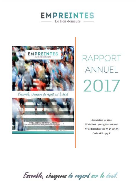 Rapport Annuel 2017 Empreintes