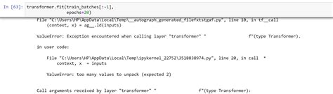 Getting The Error Valueerror Too Many Values To Unpack Expected 2 · Issue 6891