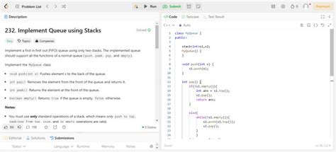 100daysofcode leetcode queue stack avadhut mane
