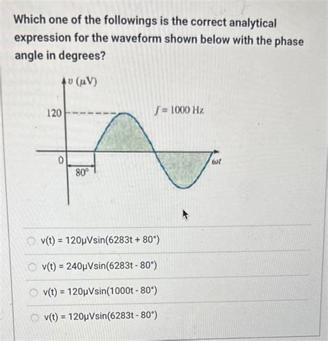 Solved Which One Of The Followings Is The Correct Analytical