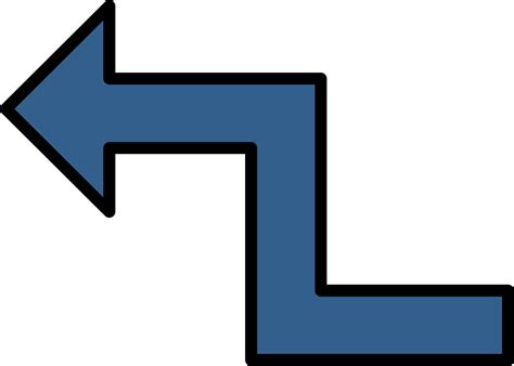 Zigzag Arrow Vector Icon 20893246 Vector Art At Vecteezy