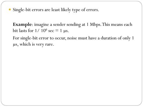 Ppt Error Detection And Correction Data Link Layer Powerpoint