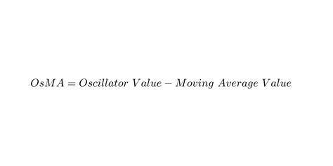 Oscillator Of A Moving Average Osma Definition And Uses