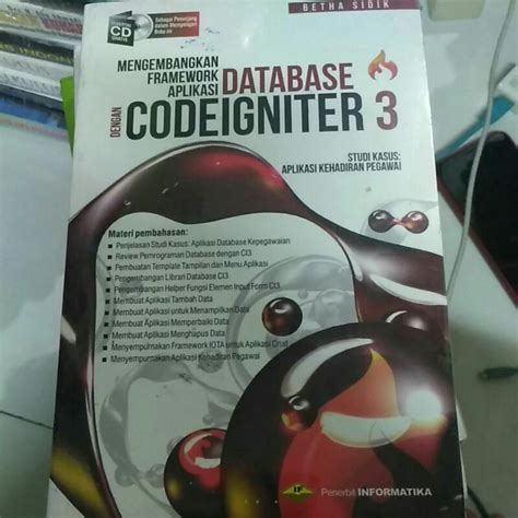 Jual MENGEMBANGKAN FRAMEWORK APLIKASI CODEIGNITER Shopee Indonesia