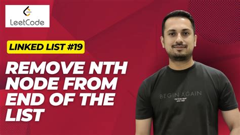 Day 23 Remove Nth Node From End Of The List Leetcode Problem 19