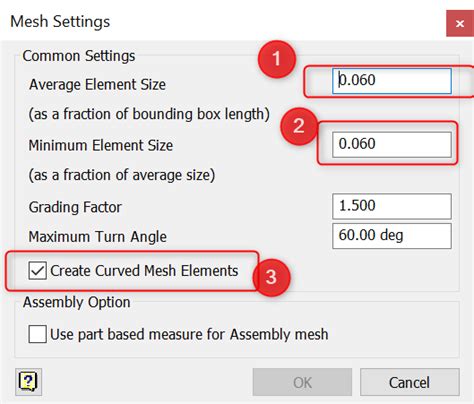 failed to create mesh for one of patterned legs in inventor stress analysis