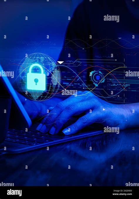 Cybersecure Worldwide Internet Network Security Technology Privacy Digital Data Protection