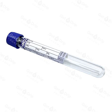 Vacuette Tube Blue 6ml Nh Trace Elements Sodium Heparin Get A Drip