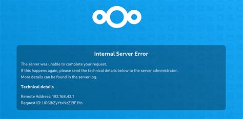 Internal Server Error When Opening Settingsadminserverinfo ℹ️