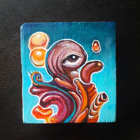 Coral Sex Original Mini Painting Allofthisisforyou