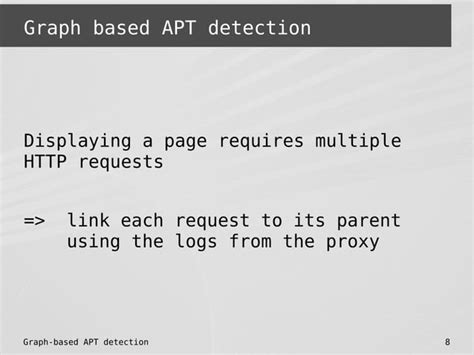 Graph Based Apt Detection Ppt