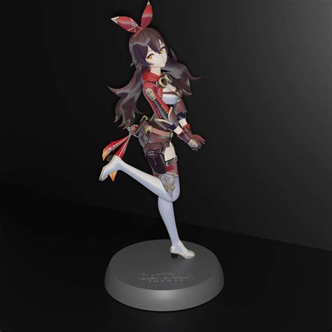 Amber Genshin Impact 3d Model By Moogar