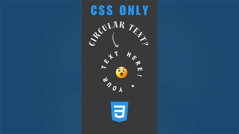 Circular Text With Css Variables Csstutorial Css Webdevtutorial