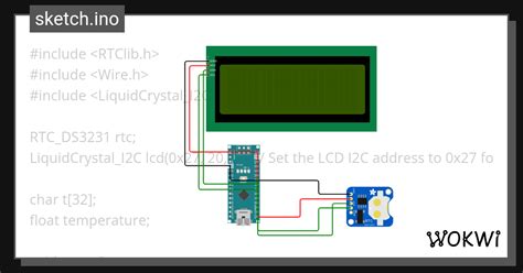 Correcting Rtc Time And Temperature Of Ds3231 Wokwi Esp32 Stm32