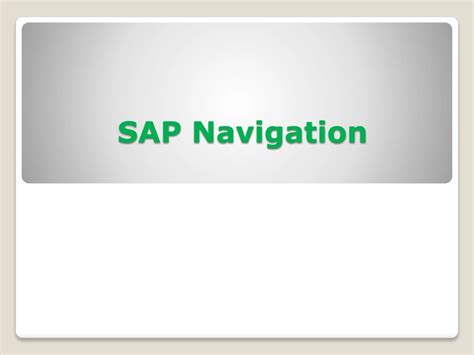 PPT SAP Navigation Building An Integrated Organization With SAP ERP Solutions PowerPoint