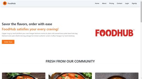 foodhub webdevelopment flask tailwind mongodb innovation python jaimit patel