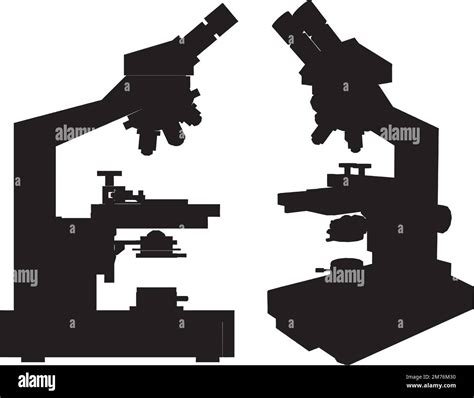 Microscope Silhouette Vector Stock Vector Image And Art Alamy