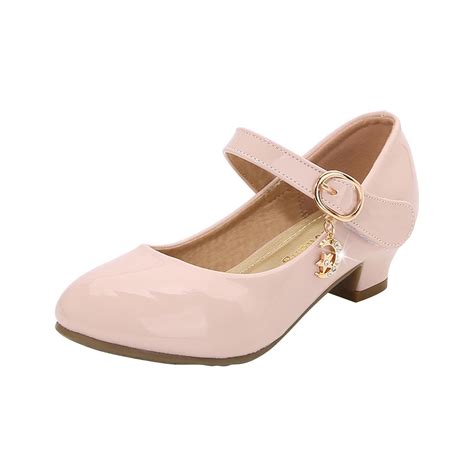 Busydd Girls Shoes 5 18 Years Leather Mary Janes Dress Shoes Strappy