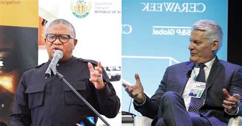 Fikile Mbalula Slams Claims Anc Is Trying To Silence André De Ruyter