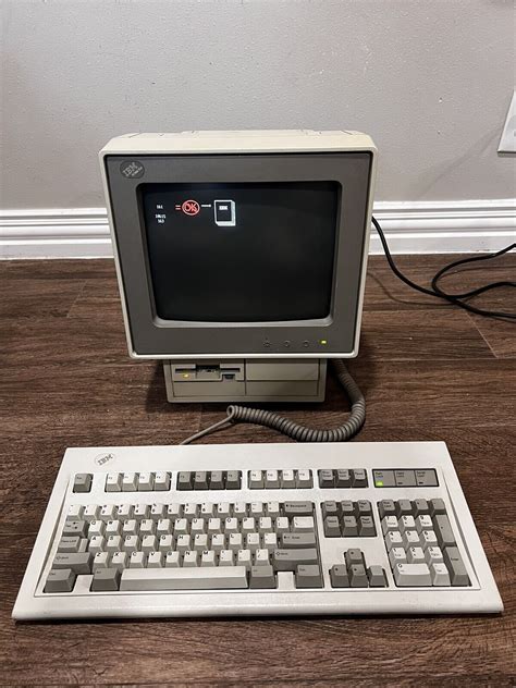Used Vintage Ibm Ps2 Model 25 Sx Type 8525 Working W Model M Keyboard