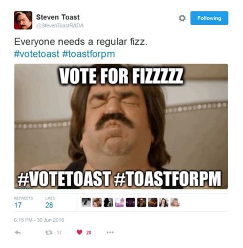 A Bit Of Matt Berry If Youre Not Following The Steven Toast Twitter
