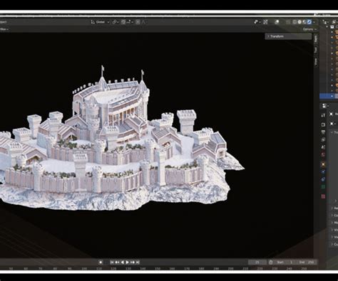 Artstation Procedural Medieval Castle Generator 10 Unique Castle