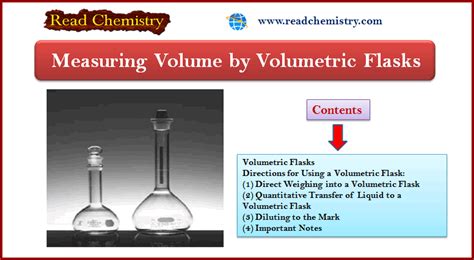 Volumetric Flask Overview Uses Function Read Chemistry
