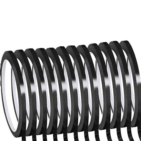 Whiteboard Pinstripe Tape 12 Rolls 18inch Thin White Board Dry Erase