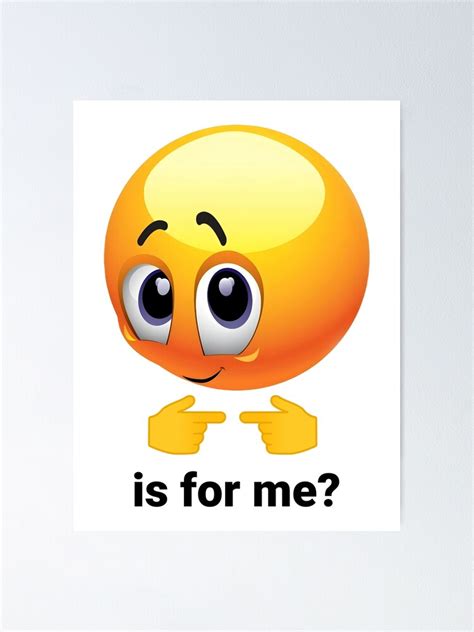 Hq Is For Me Meme Emoji Poster For Sale By Fomodesigns Redbubble