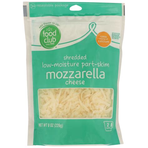 Low Moisture Part Skim Mozzarella Shredded Cheese Same Day Delivery Or