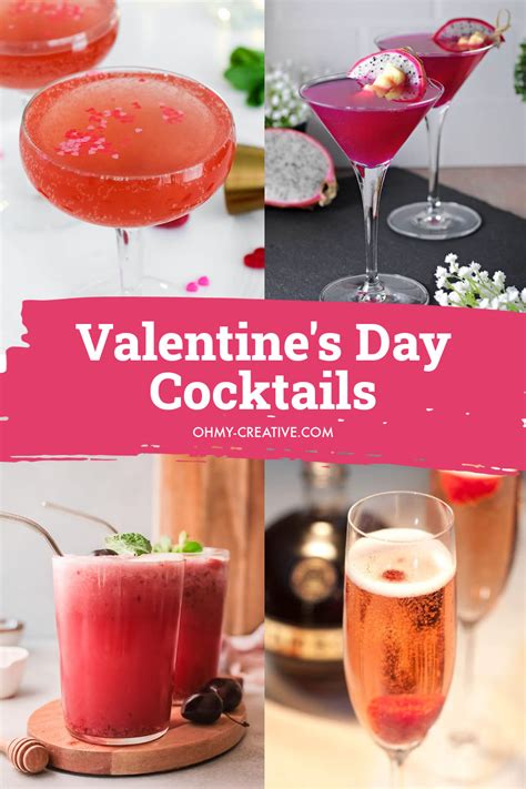 Valentines Day Cocktails To Share With Your Sweetheart In 2024 Fruity Cocktails Candy