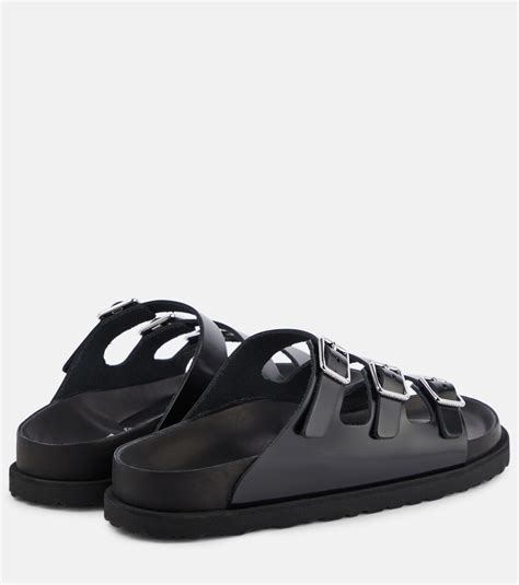 Florida Leather Sandals In Black Birkenstock 1774 Mytheresa