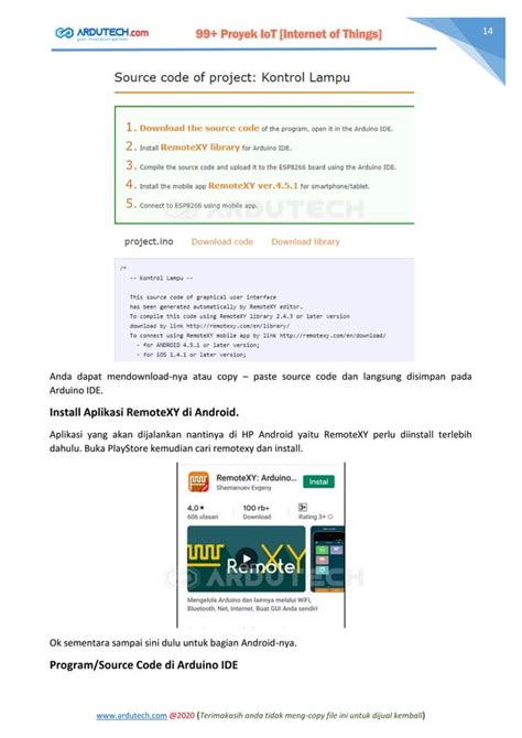 Pengendali Lampu Berbasis Iot Dengan Remote Xy Untuk Menyalakan Lampu Pdf