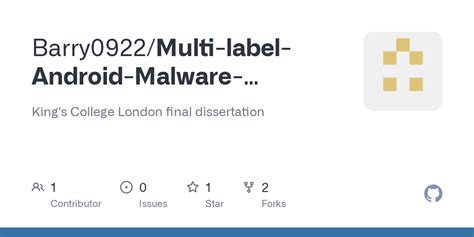 Github Barry0922multi Label Android Malware Classification Kings