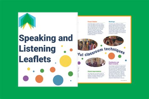 Speaking And Listening Leaflets — Primary English Education Consultancy
