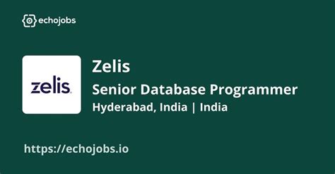 hiring senior database programmer hyderabad india india [sql javascript html] r echojobs